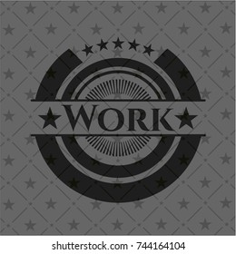 Work Black Badge Stock Vector (Royalty Free) 744164104 | Shutterstock