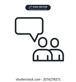 Work Group Icon Symbol Template Graphic Stock Vector (Royalty Free ...