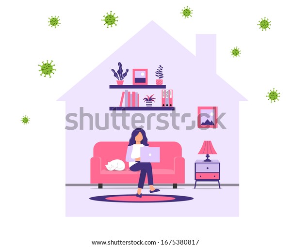 8,347 Stay Home From Work If Sick Images, Stock Photos & Vectors ...
