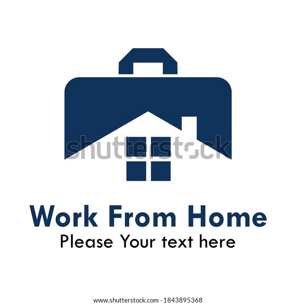 Work Home Logo Template Illustration Stock Vector (Royalty Free ...