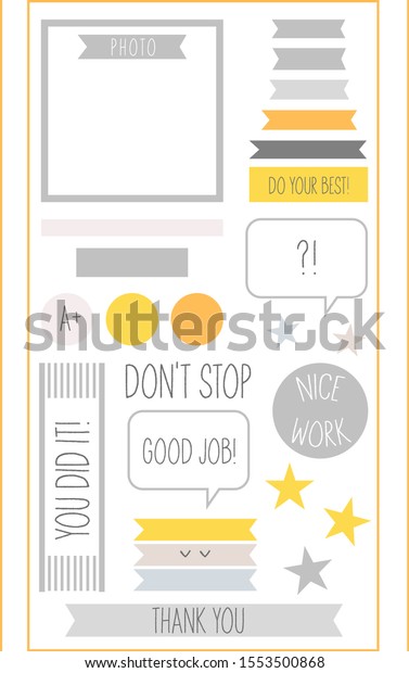 Work Paper Work Sheet School Task Stock Vector (Royalty Free ...