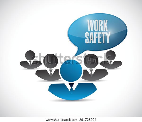 Work Safety Team Concept Illustration Design Stock Vector (Royalty Free ...