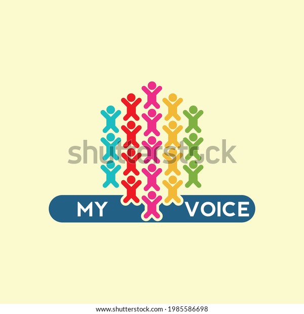 Work Together Talk Together Team Work Stock Vector (Royalty Free ...