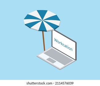 Workation Stock Illustrations, Images & Vectors | Shutterstock