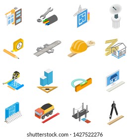 Workday Icons Set Isometric Set 16 Stock Vector (Royalty Free ...