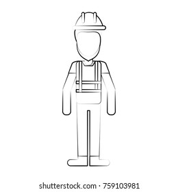 Worker Avatar Full Body Icon Vector: เวกเตอร์สต็อก (ปลอดค่าลิขสิทธิ์ ...