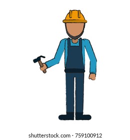 Worker Avatar Full Body Icon Vector: เวกเตอร์สต็อก (ปลอดค่าลิขสิทธิ์ ...