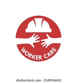 Worker Care Logo Template Illustration Stock Vector (Royalty Free ...