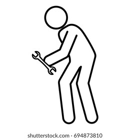 Stick Figure Lean: vetor stock (livre de direitos) 1153794238 ...