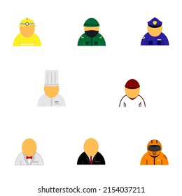 Worker Symbol Vector Illustration White Background Stock Vector ...
