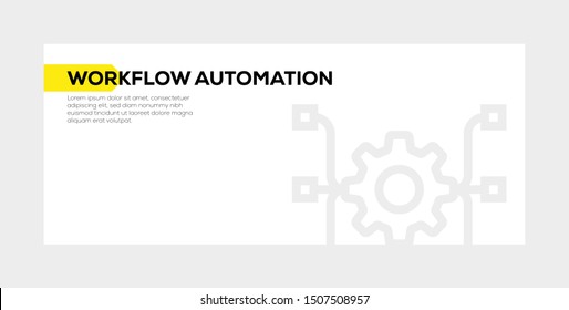 Workflow Automation Illustration Icon Concept Stock Vector (Royalty ...