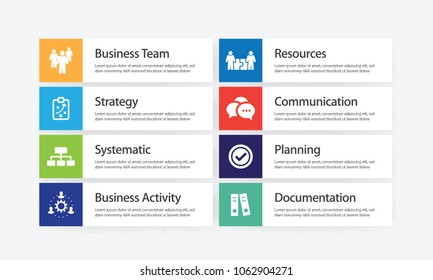 Workflow Infographic Icon Set Stock Vector (Royalty Free) 1062904271 ...