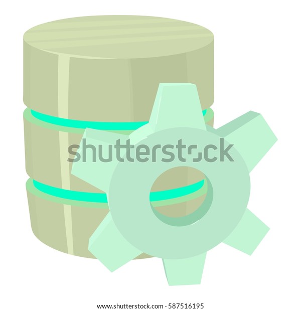Working Database Icon Cartoon Illustration Working Stock Vector ... Working Database Icon Cartoon Illustration Working Stock Vector ...