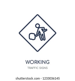 108 Road Work Sign Man Png Images, Stock Photos & Vectors | Shutterstock