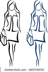 Working Woman Logos Stock Vector (Royalty Free) 1603746910