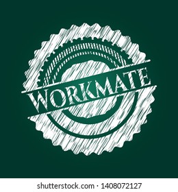 Workmate Written On Blackboard Vector Illustration Stock Vector ...