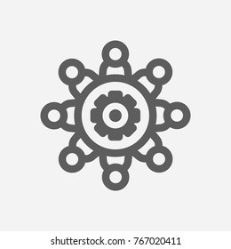 Workshop Icon Line Symbol Isolated Vector Stock Vector (Royalty Free ...