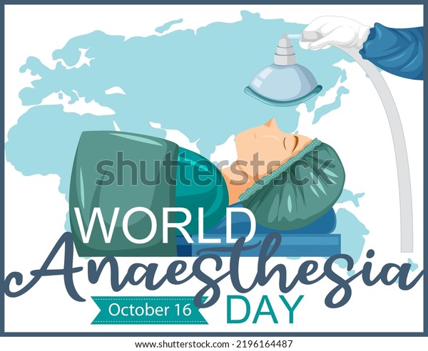 World Anaesthesia Day Logo Concept Illustration Stock Vector (Royalty ...