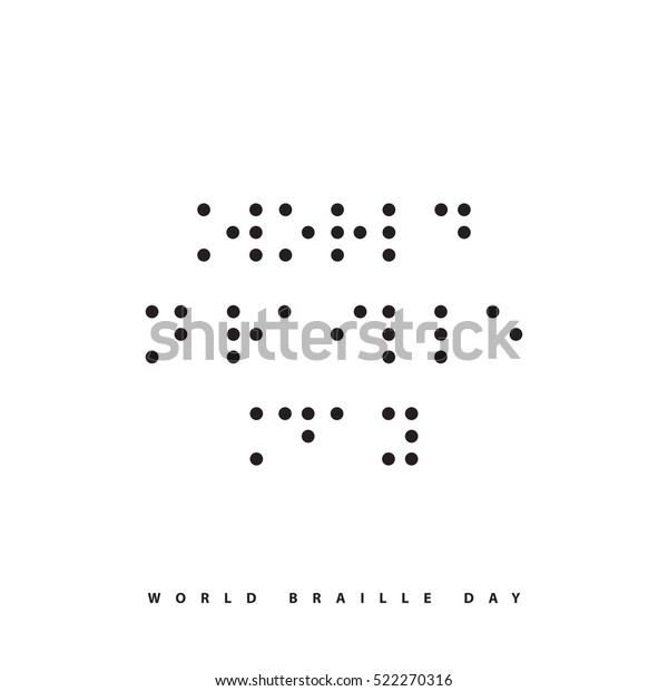 1,028 Braille Word Images, Stock Photos & Vectors | Shutterstock