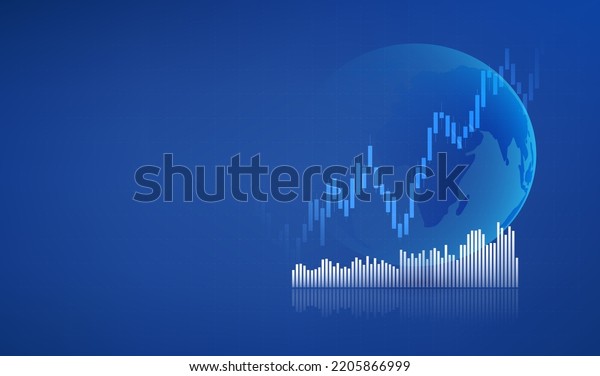 World Business Graph Chart Stock Market Stock Vector (Royalty Free ...