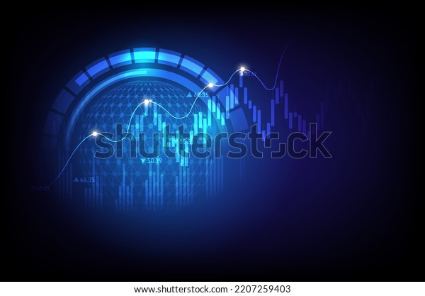 World Business Graph Chart Stock Market Stock Vector (Royalty Free ...