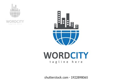World City Logo Design Vector: เวกเตอร์สต็อก (ปลอดค่าลิขสิทธิ์ ...