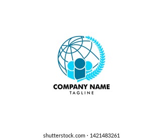 World Community Vector Logo Design Elements Stock Vector (Royalty Free ...