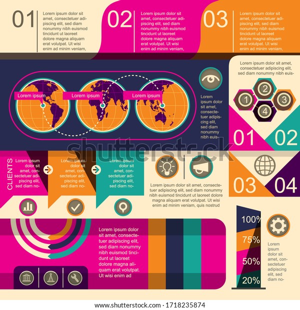 World Compared Infographic Diagrams Charts Stock Vector (Royalty Free ...