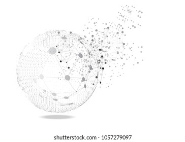 World Connected Global Network Concept Stock Vector (Royalty Free ...