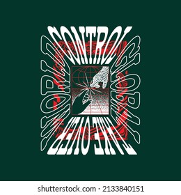 World Control Global Simple Vintage Stock Vector (Royalty Free ...