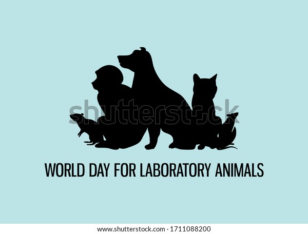 World Day Laboratory Animals Vector Laboratory Stock Vector (Royalty ...
