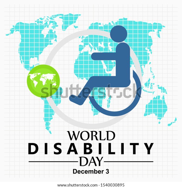 World Disability Day Poster Banner Stock Vector (Royalty Free ...