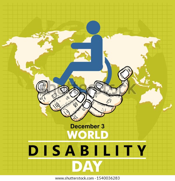 World Disability Day Poster Banner Stock Vector (Royalty Free) 1540036283