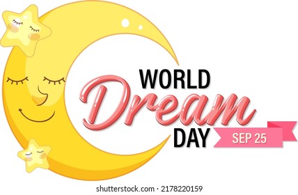 World Dream Day Poster Template Illustration Stock Vector (Royalty Free ...