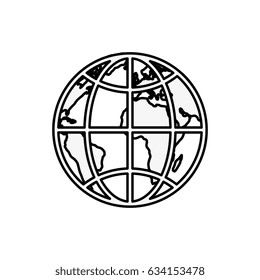 World Earth Isolated Stock Vector (Royalty Free) 634153478 | Shutterstock