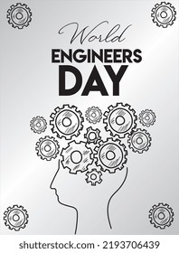 World Engineers Day Illustration Vector File Stock Vector (Royalty Free ...