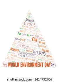 World Environment Day Word Cloud Wordcloud Stock Vector (Royalty Free ...