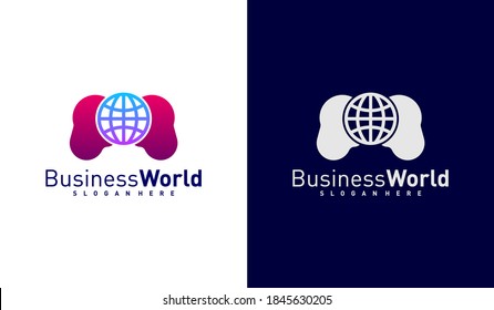World Game Logo Design Vector Colorful Stock Vector (Royalty Free ...