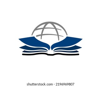 World Globe Earth Planet Book Dictionary Stock Vector (Royalty Free ...