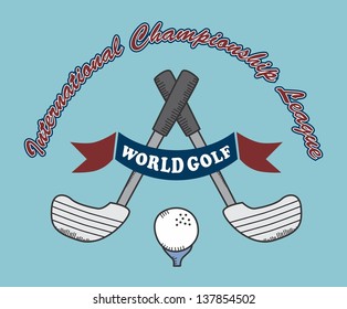 World Golf Competition Cartoon Stock Vector (Royalty Free) 137854502 ...