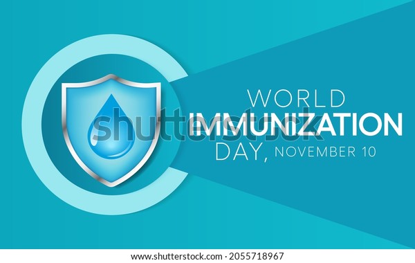 World Immunization Day Observed Every Year Stock Vector (Royalty Free ...