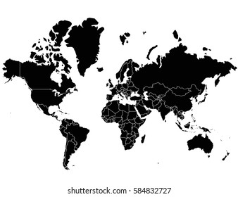 World India Map Vector Stock Vector (Royalty Free) 584832727 | Shutterstock