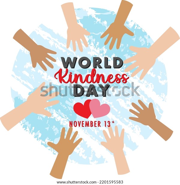 World Kindness Day Poster Design Illustration Stock Vector (Royalty ...