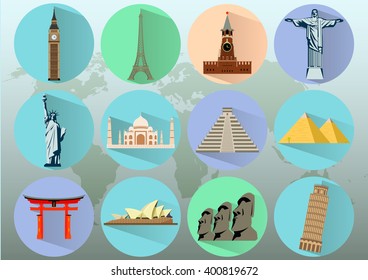 6,111 Iconic landmarks around world Images, Stock Photos & Vectors ...