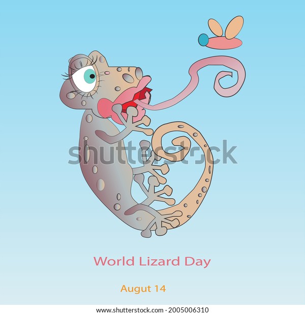 World Lizard Day Sign Badge Stock Vector (Royalty Free) 2005006310 ...
