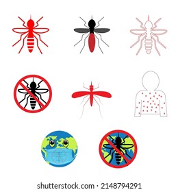 World Malaria Day Logo Icon Design Stock Vector (Royalty Free ...