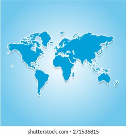 World Map Icons Set Great Any Stock Vector (Royalty Free) 271536815