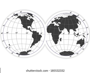 El mundo con los círculos más: vector de stock (libre de regalías ...