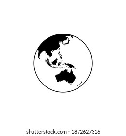 World Map Illustration Logo Icon Graphic Stock Vector (Royalty Free ...