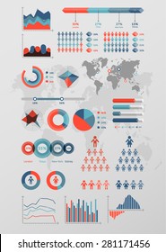 World Map Infographic Vector Illustration Stock Vector (Royalty Free ...